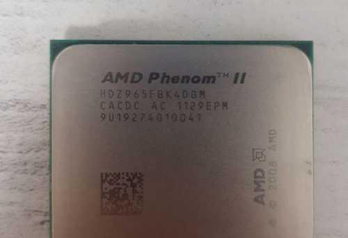 Процессор amd phenom 2 x4 965