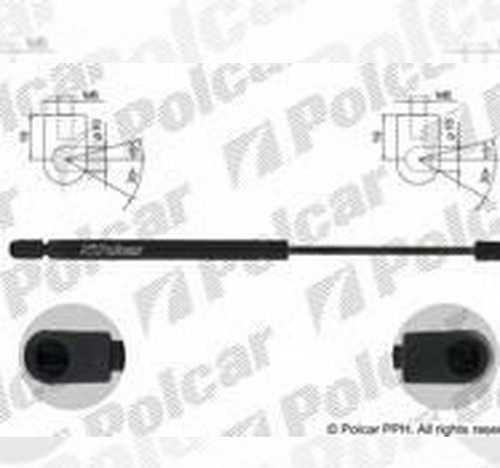 Амортизатор крышки багажника и капота Л П зад для audi A8 (D3) 01.03-01.10 седан