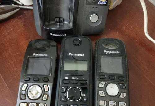 Panasonic 3 dect телефона
