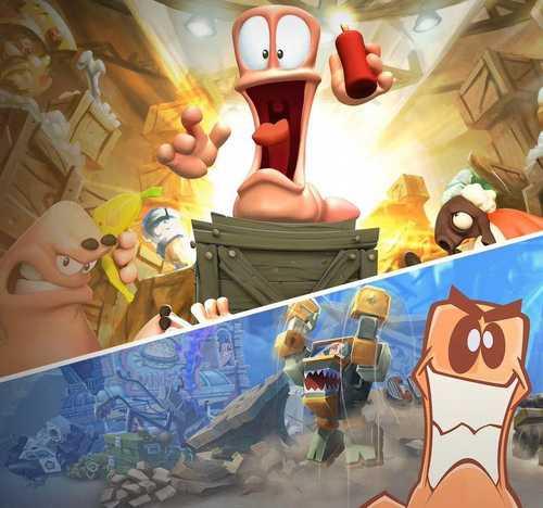 Worms Battlegrounds + Worms W.M.D PS4/PS5