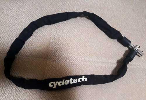 Велосипедный замок цепь Cyclotech
