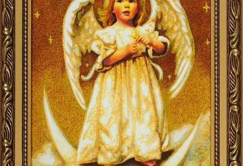 Картина из янтаря - Ангелочек №1 Array