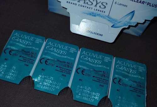 Acuvue Контактные линзы oasys; -3,75 / 8.4