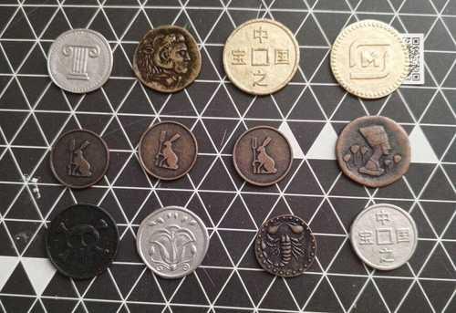Монеты из магнита и пятёрочки
