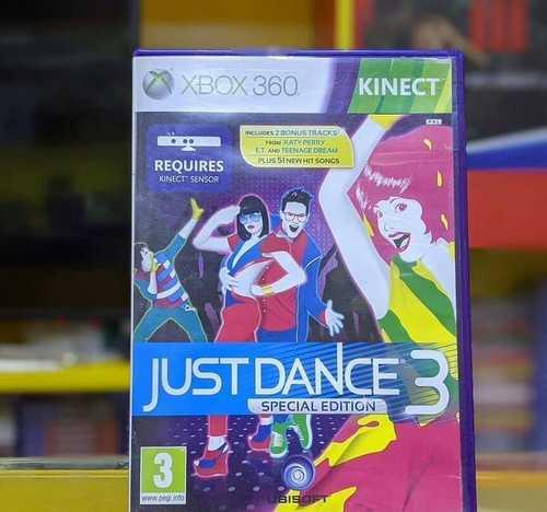 Just Dance 3 (Xbox 360, англ, бу)