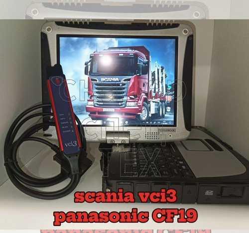 Для Scania диагностический сканер vci3