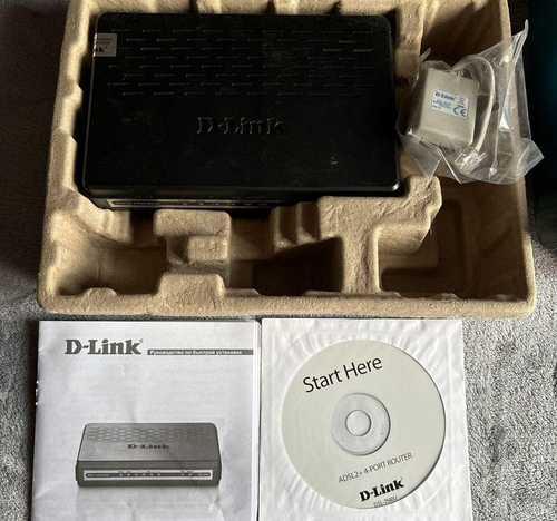 Маршрутизатор D-Link DSL-2540U