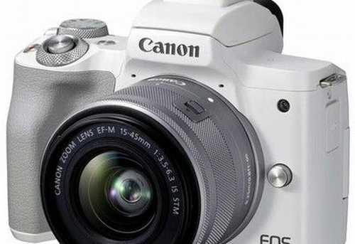 Фотоаппарат Canon EOS M50 Mark II Kit 15-45mm Whit