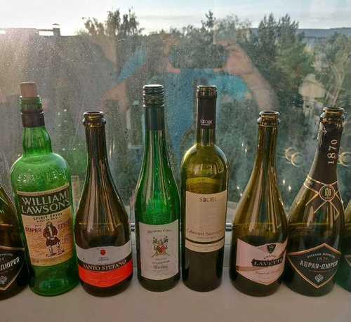 Бутылки из тёмного стекла