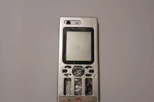 Корпус для Sony Ericsson W880i Серебряный