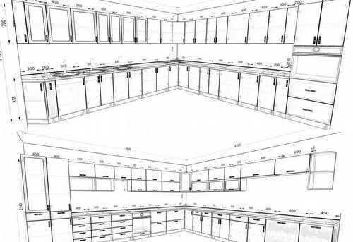Кухонные шкафы (более 50 модулей в наличии)