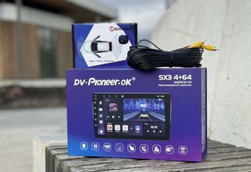 Магнитола 2 DIN DV pioneer.ok с car.play