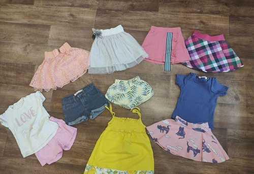Детские вещи юбки шорты 98-104 пакетом