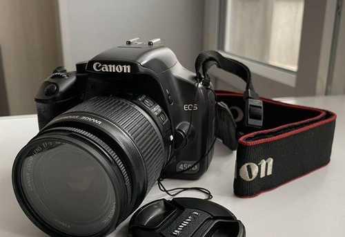 Зеркальный фотоаппарат canon 450D kit