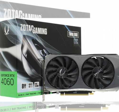 Игровая видеокарта Zotac Twin Edge RTX 4060 Twin Edge OC GeForce RTX 4060 OC 8 Гб gddr6