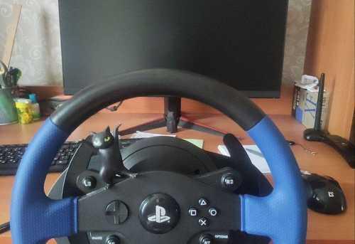 Руль thrustmaster t150 + педали sim jack mini