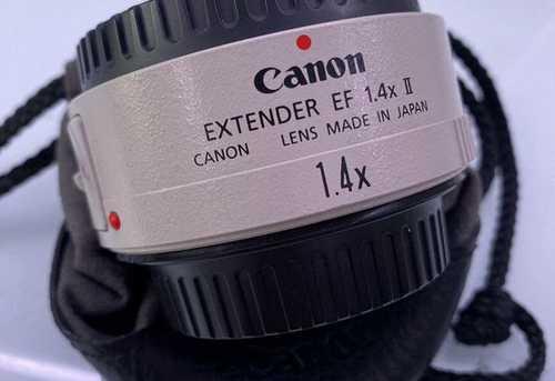 Телеконвертер extender canon ef 1.4 II