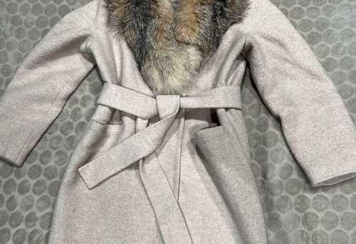 Пальто женское зимнее 44 шерсть