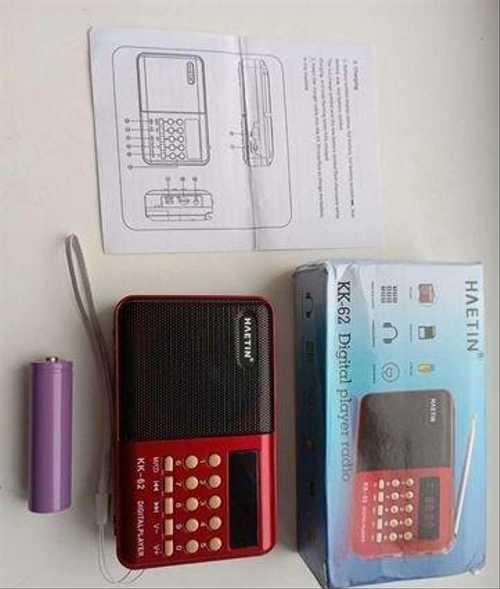 Портативное цифровое FM-радио, USB, TF, mp3-плеер
