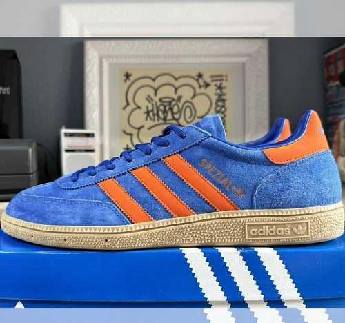 Кроссовки adidas Handball Spezial Blue & Orange