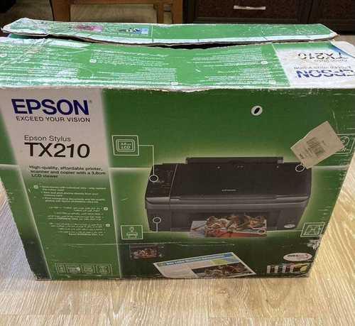 Принтер epson tx 210