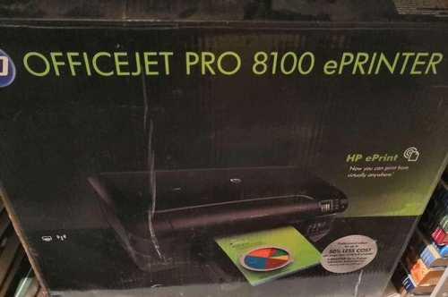Принтер hp officejet pro 8100 eprinter