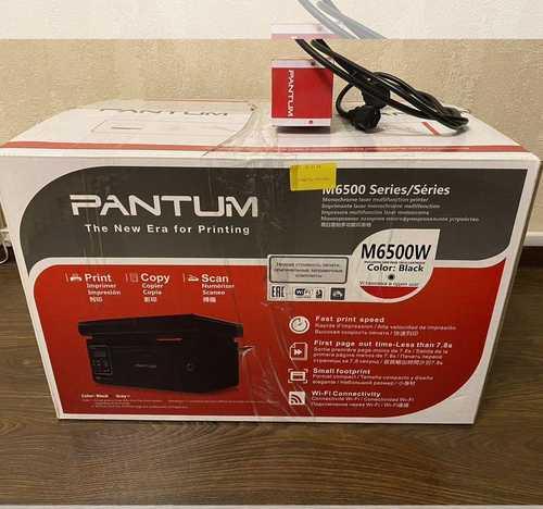 Мфу лазерный с wifi pantum m6500w принтер сканер