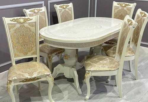 Столы и стулья столовая мебель "Лапка"
