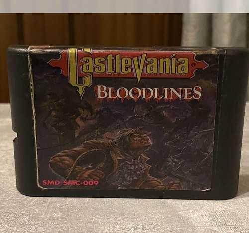 Castlevania Bloodlines Sega картридж стародел