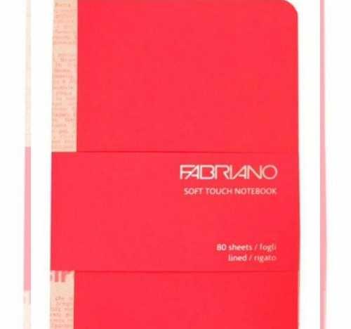 Блокнот Fabriano "Soft Touch Notebook"А5 80 листов