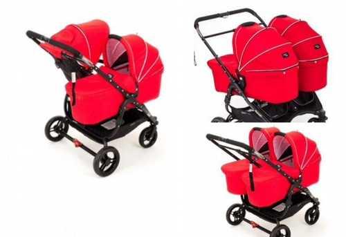 Люлька для двойни Valco baby snap duo fire red