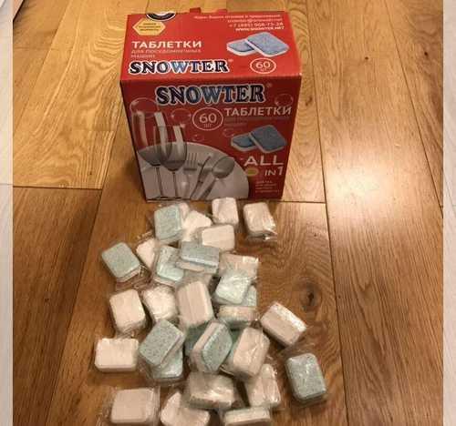 Таблетки для посудомоечных машин snowter 32шт