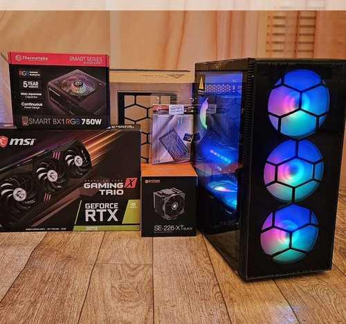 Игровой i5-12600KF,rtx3070,32гб-DDR5,NVMe1тб+2тб