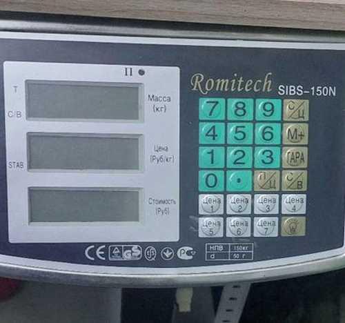 Весы напольные электронные Romitech SBS 150 N