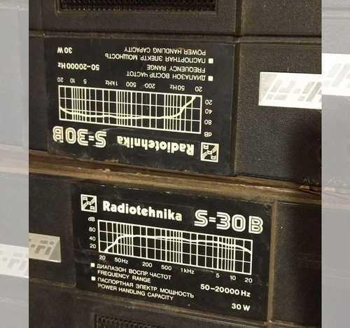 Radiotehnika s30b радиотехника колонки