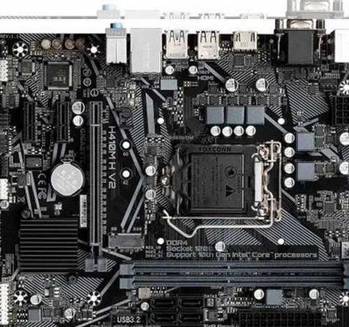 Материнская плата Gigabyte H410M H V2, LGA 1200, I