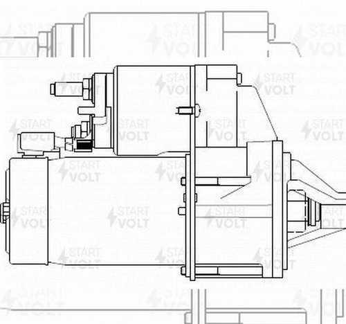 Стартер для а/м Mitsubishi Carisma (00) /Space Star (00) 1.6i/1.8i 1,3кВт (LSt 1113)