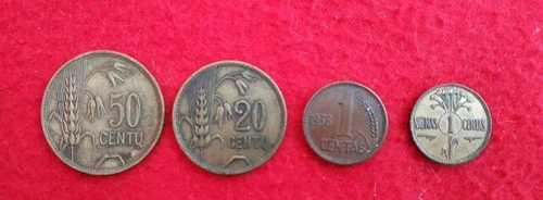 Старые литовские монеты