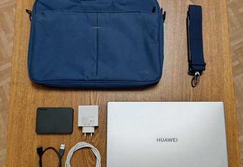 Huawei MateBook D15 5500U/8Gb/256Gb+внеш HDD 1Tb