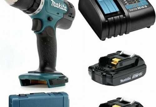 Аккумуляторная дрель-шуруповерт Makita DDF453RFE