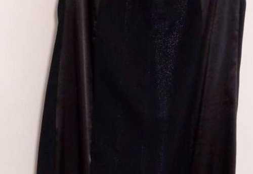 Чёрное вечернее платье 52 54 размер бу