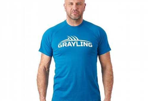 Футболка grayling Logo T-Shirt, хлопок, синий