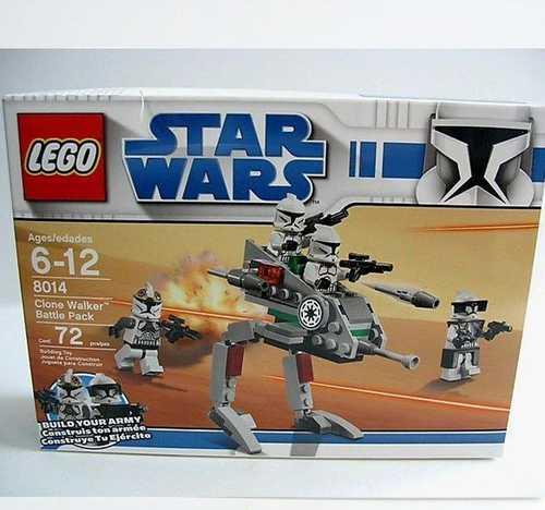 Новый Lego Star Wars 8014 «Шагающие Роботы–Клоны»