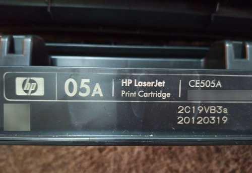 Картридж HP CE505A / 05A оригинал