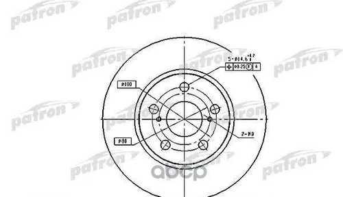 PBD2683 patron Диск тормозной PBD2683 patron