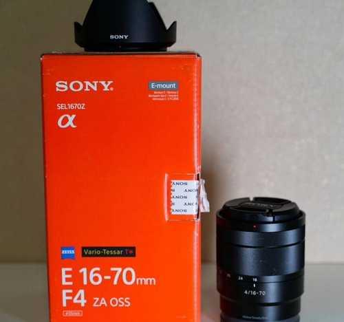 Объектив Sony E 16-70mm f/4 автофокус