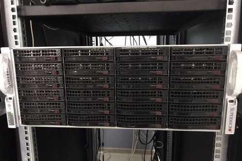 Сервер SuperMicro x9drd-A-UC014/корзина на 24 HDD