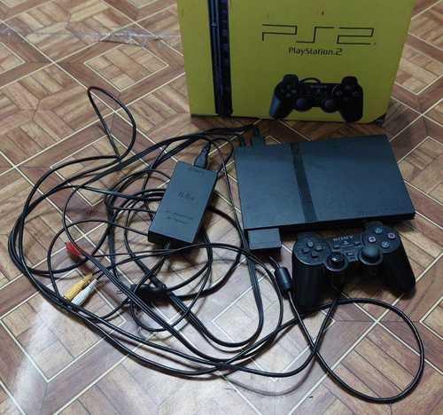 Игровая приставка sony playstation 2 чипованная