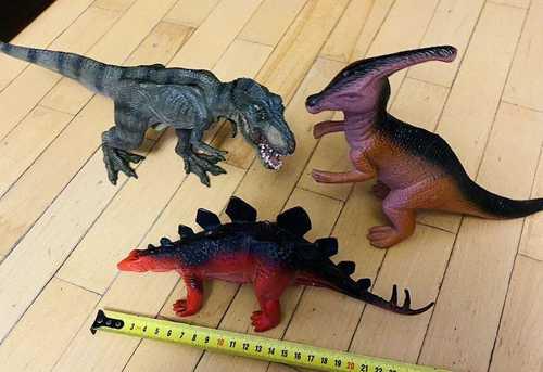 Динозавры набором 3 шт