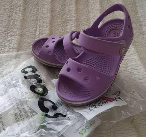 Сандали для девочки crocs c7 кроксы